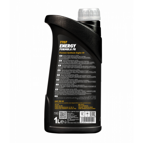 Mannol 7707-1 ENERGY FORMULA FR 5W-30 motorolaj 1lit.